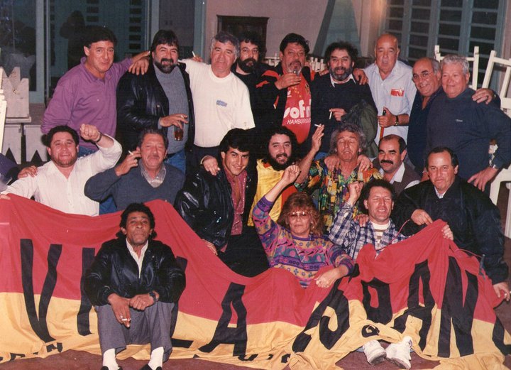 Con Lilo, Juan, Tomaino, Gallego Capela, Babi, Pichu, Luis Padilla ...